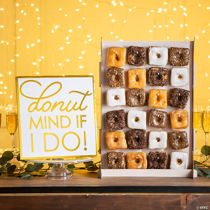Donut Wall & Donut Mind If I Do Sign Kit - 2 Pc. | Oriental Trading