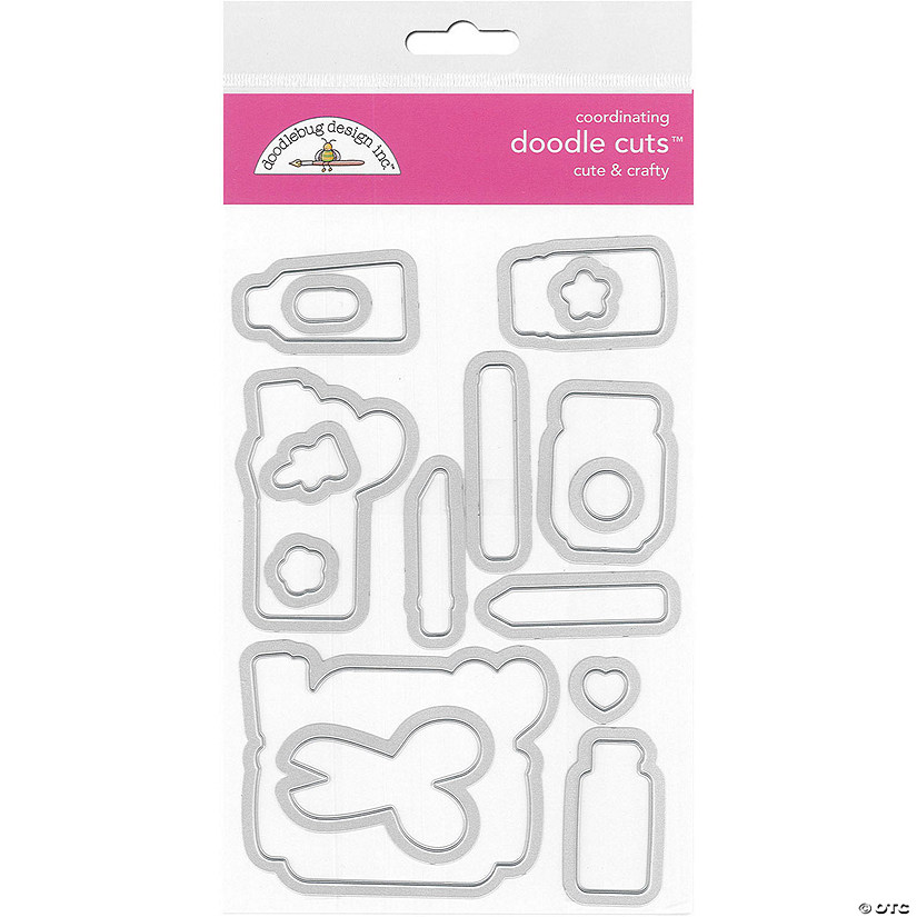Doodlebug Cute/Crafty Doodle Cuts | Oriental Trading