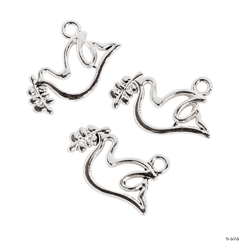 Dove Outline Charms - Discontinued