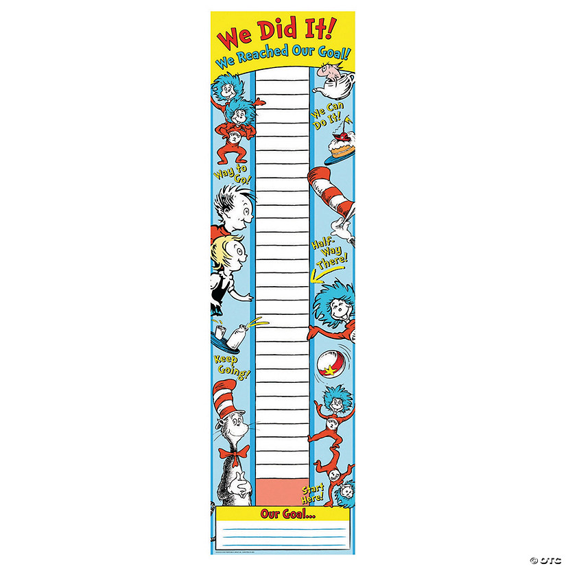 Dr. Seuss™ Goal Setting Banner Wall Decoration - Discontinued