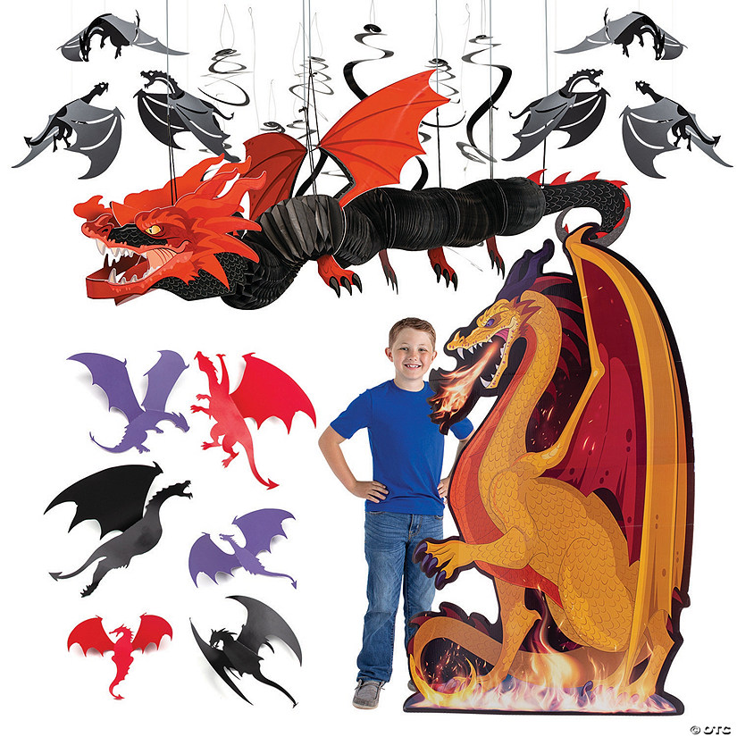 Dragon Party Premium Decorating Kit – 26 Pc.