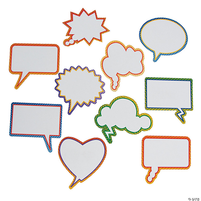 Dry Erase Conversation Bubble Magnets - Discontinued