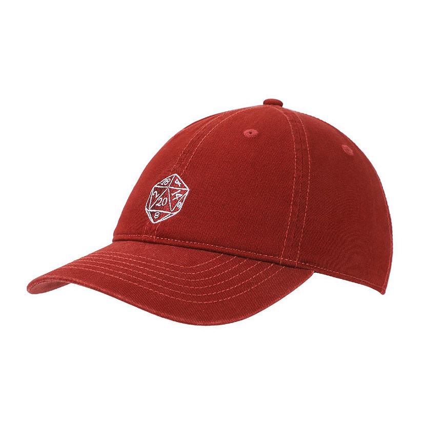 Dungeons & Dragons D20 Adult Red Unstructured Baseball Cap | Oriental ...