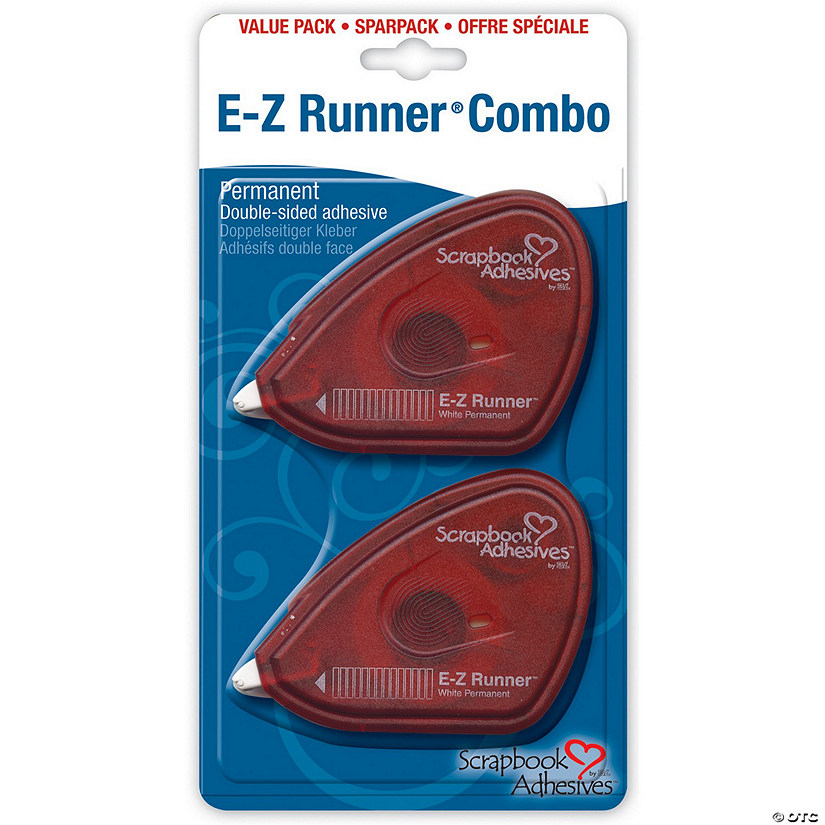 E-Z Runner Adhesive Permanent 2pc- 3PK'S
