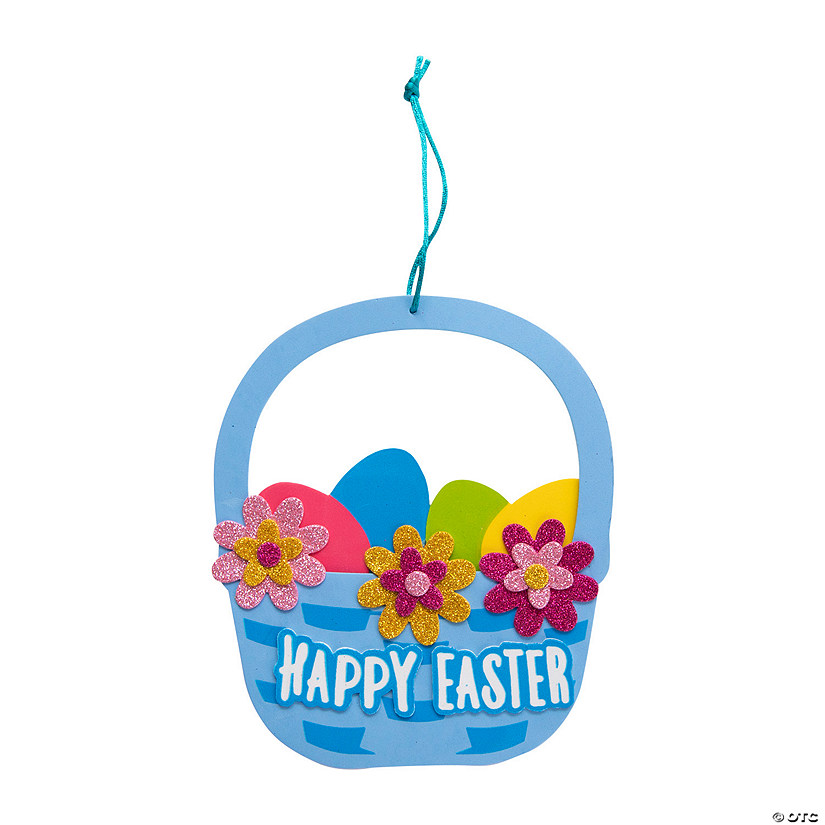 Easter Basket Sign Craft Kit - Makes 12 - Discontinued