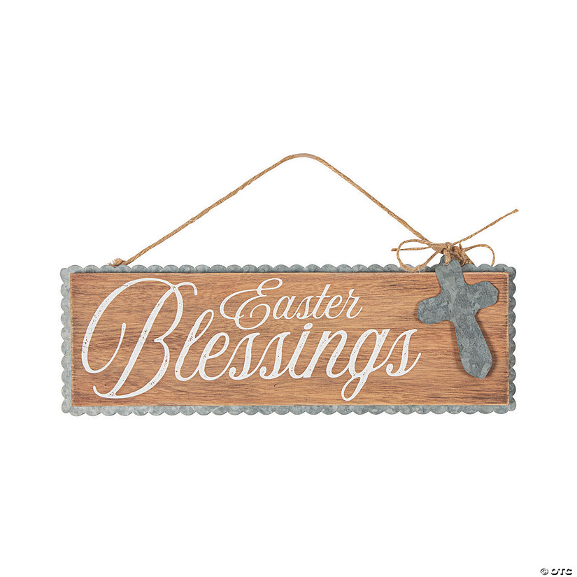 Easter Blessings Wall Sign Decoration | Oriental Trading