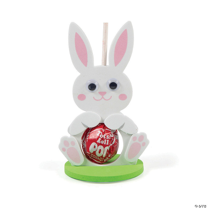 Easter Bunny Lollipop Craft Kit - Makes 12 - Discontinued