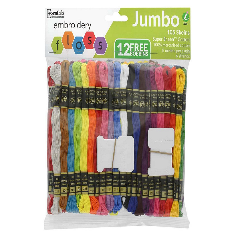 EBL Embroidery Floss Pack 105pc Jumbo