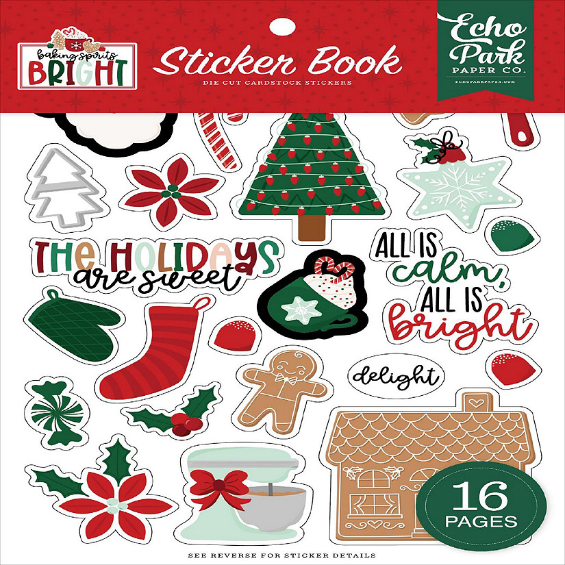 Echo Park Sticker Book-Baking Spirits Bright | Oriental Trading