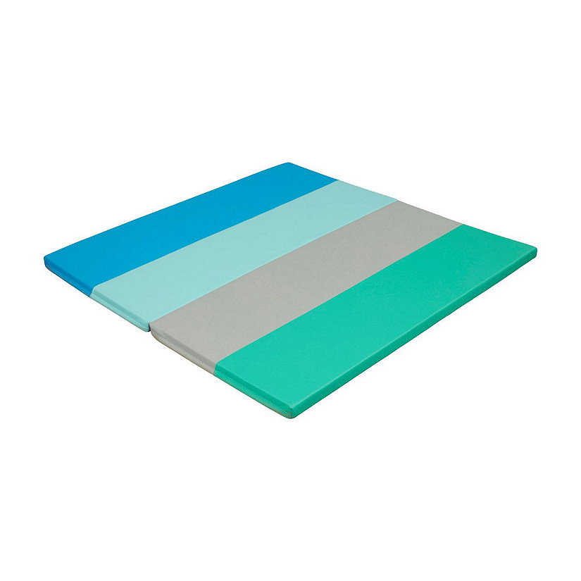ECR4Kids SoftZone 4-Section Rainbow Runway Activity Mat, Contemporary ...