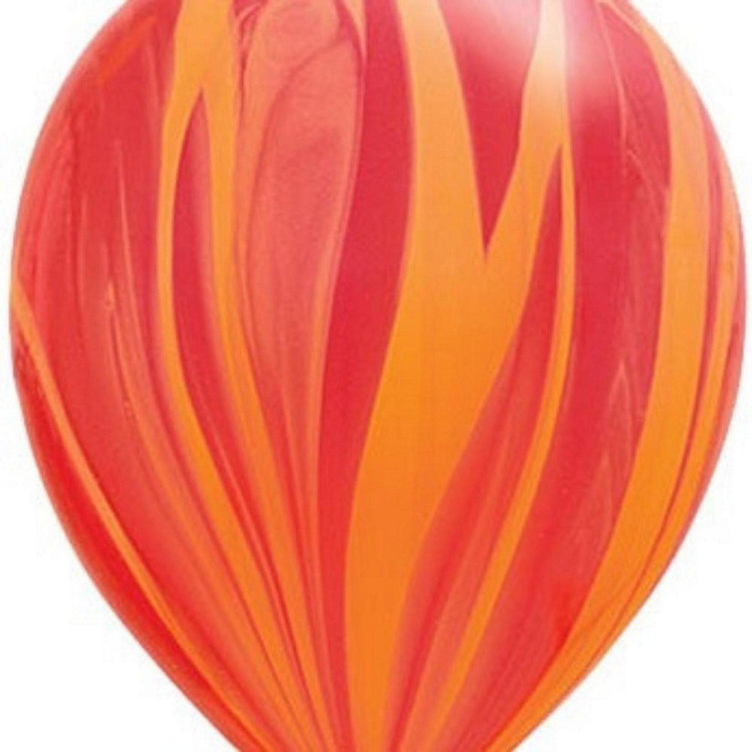Edge Collections - 11" - Red - Rainbow Superagate Balloons | Oriental ...