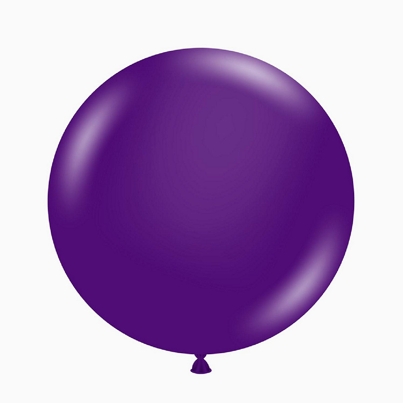 Edge Collections - 17" - Purple - Crystal Balloons | Oriental Trading