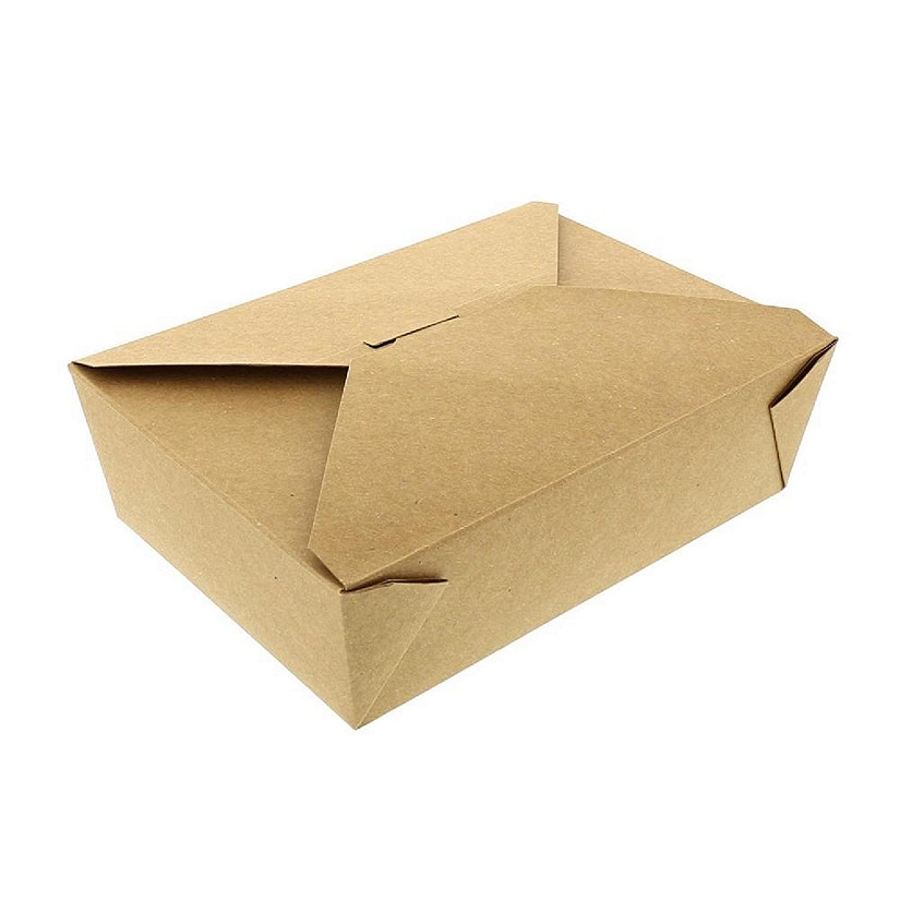 Edge Collections - 7-3/4" x 5.5" x 2.5" - Brown - Folded Takeout Boxes ...