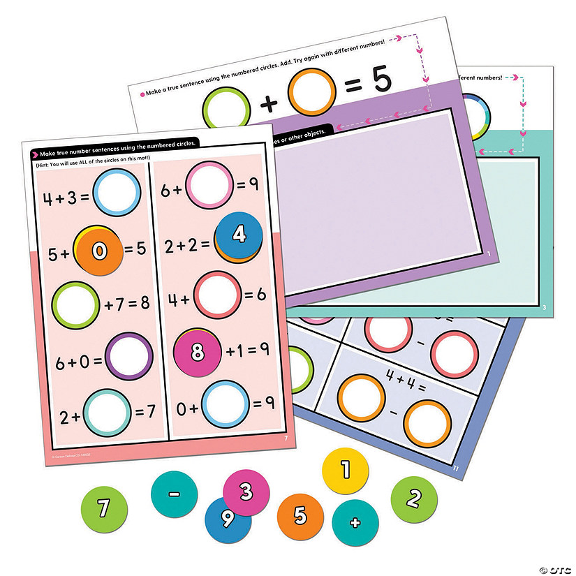 Edu-Clings Number Sentences Manipulative Set - 22 Pc. | Oriental Trading