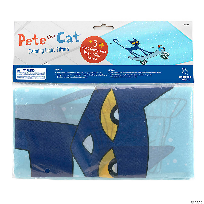 Educational Insights Pete the Cat Calming Light Filters, Pack of 3 ...