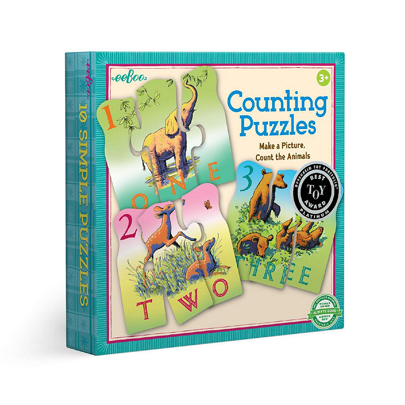 Eeboo: Animal Counting Puzzle Set | Oriental Trading