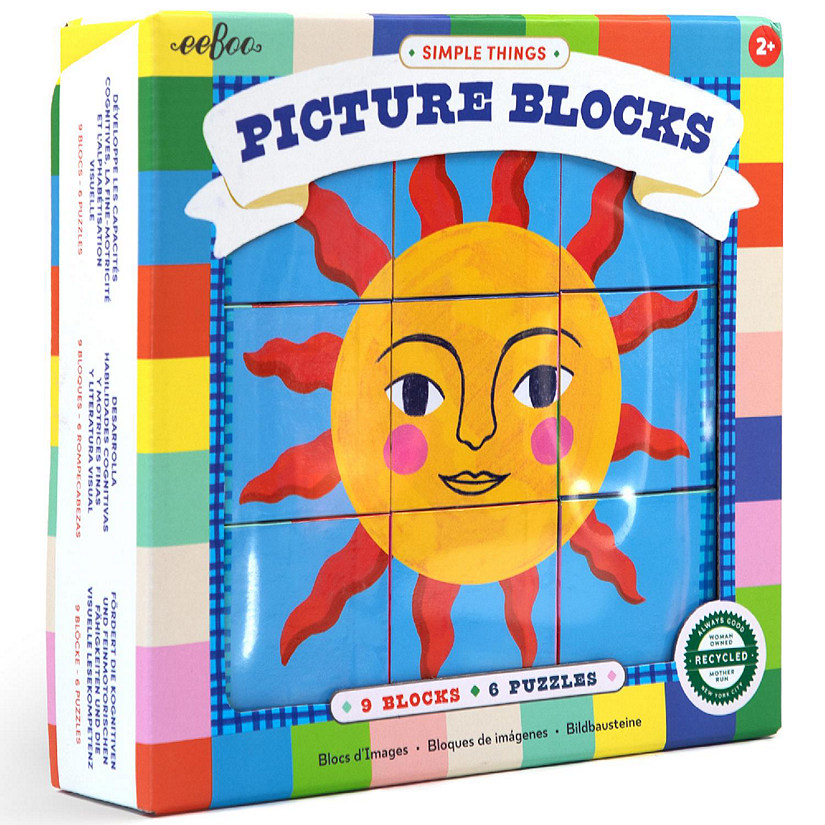 eeboo: Simple Things Picture Blocks | Oriental Trading