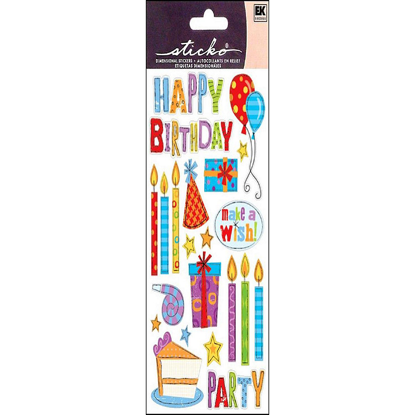 EK Sticko Sticker Birthday Party | Oriental Trading