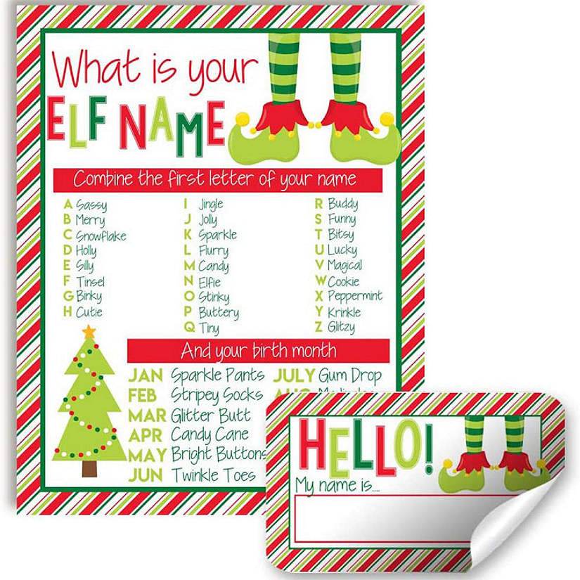 Elf Name Game 24pc. by AmandaCreation | Oriental Trading