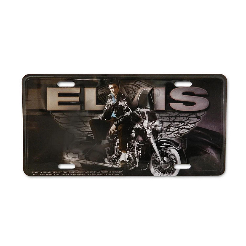 Elvis Presley Motorcycle License Plate