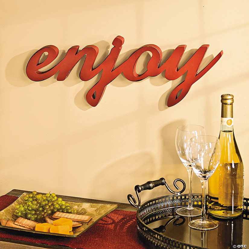 “Enjoy” Sign - Discontinued