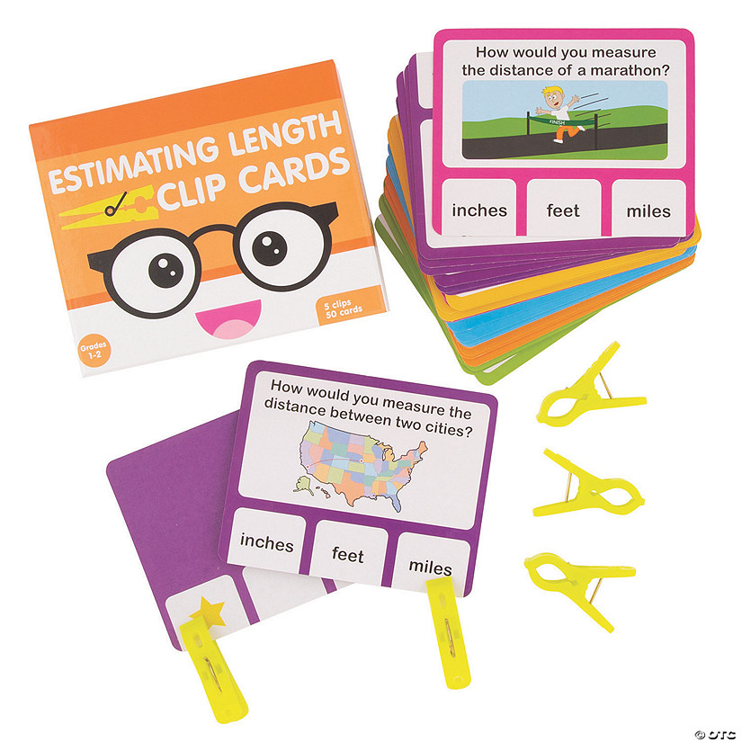 Estimating Length Clip Cards - Discontinued