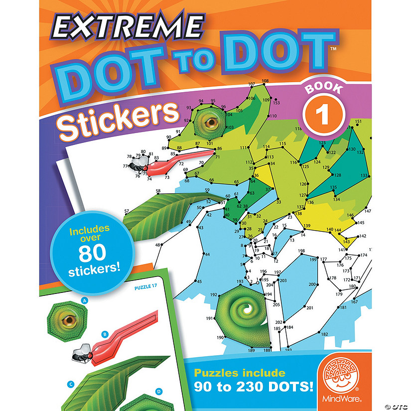 Extreme Dot to Dot Stickers: Book 1 - Discontinued