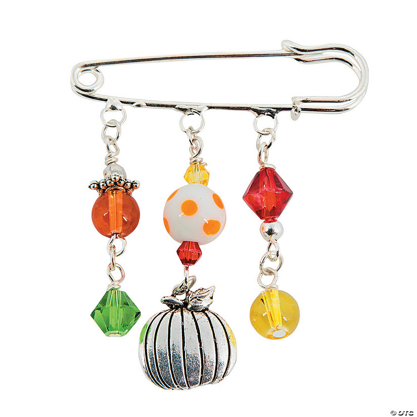 Fall Beaded Pin Craft Kit - Discontinued