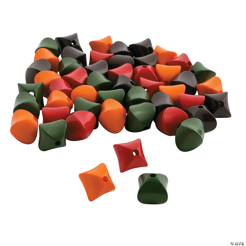 Fall Color Shaped Beads - Discontinued