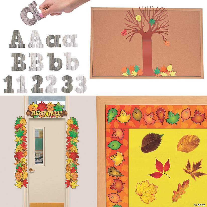 Fall Leaves Classroom Decorating Kit - 344 Pc. - Discontinued