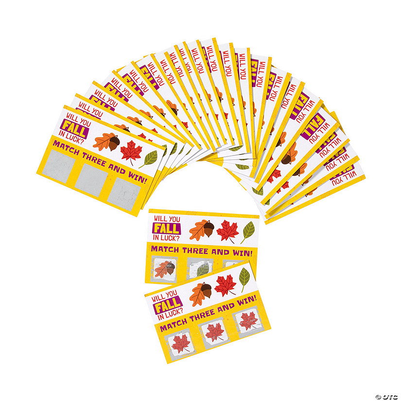 Fall Scratch-Off Tickets - 24 Pc. - Discontinued