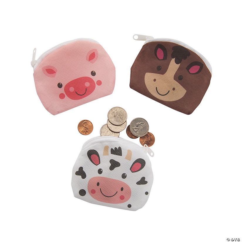 Farm Animal Coin Purses | Oriental Trading