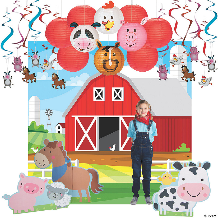 Farm Party Premium Decorating Kit - 26 Pc.
