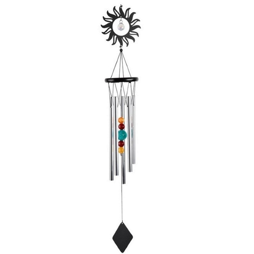 FC Design 34" Long Metal Black Sun Wind Chime | Oriental Trading