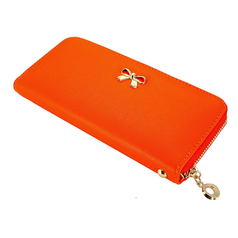 FC Design Orange Long Wallets