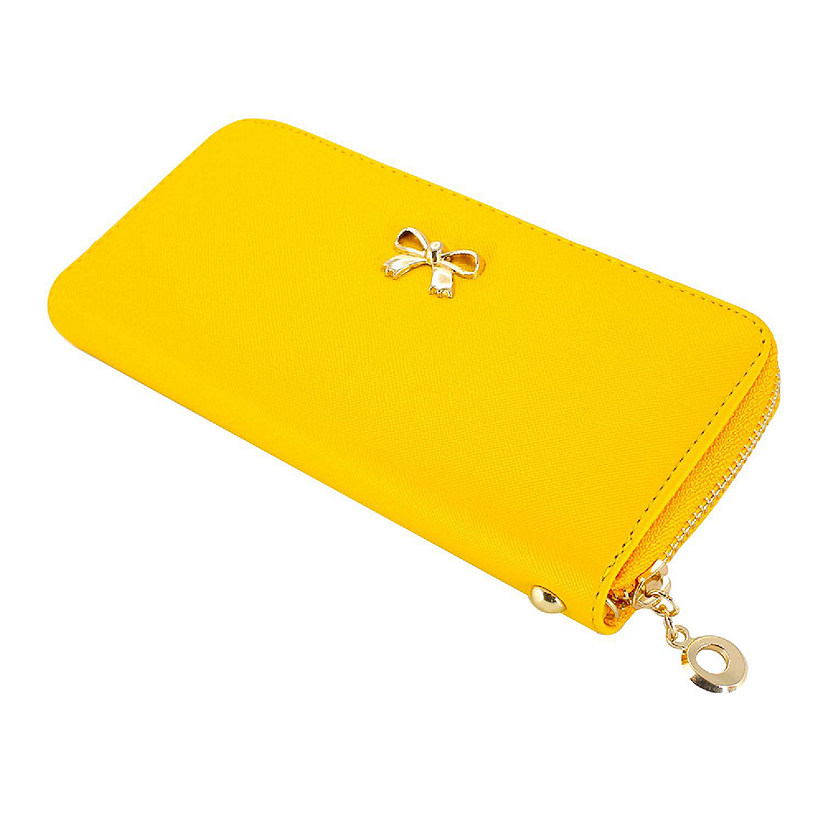FC Design Yellow Long Wallets