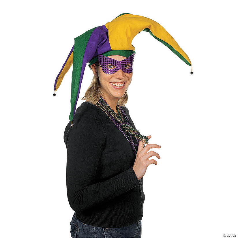 Felt Mardi Gras Jester Hat - Discontinued