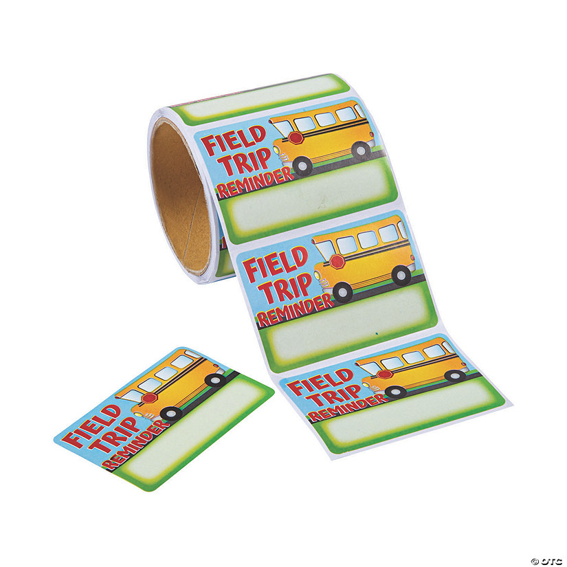 Field Trip Reminder Stickers - Discontinued