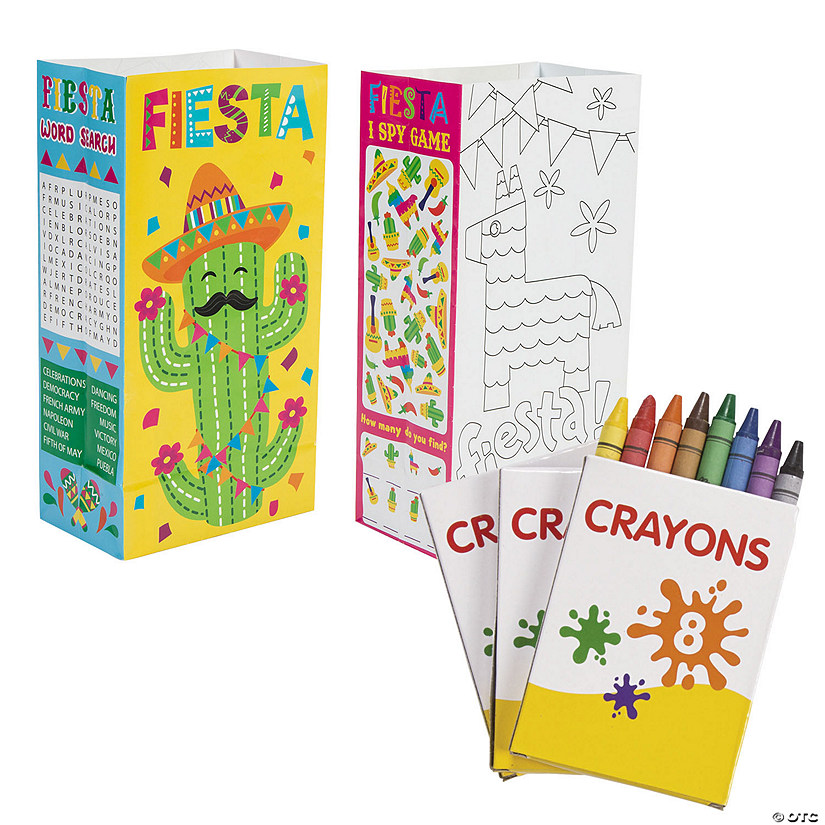Fiesta Activity Treat Bag Kit for 12 | Oriental Trading