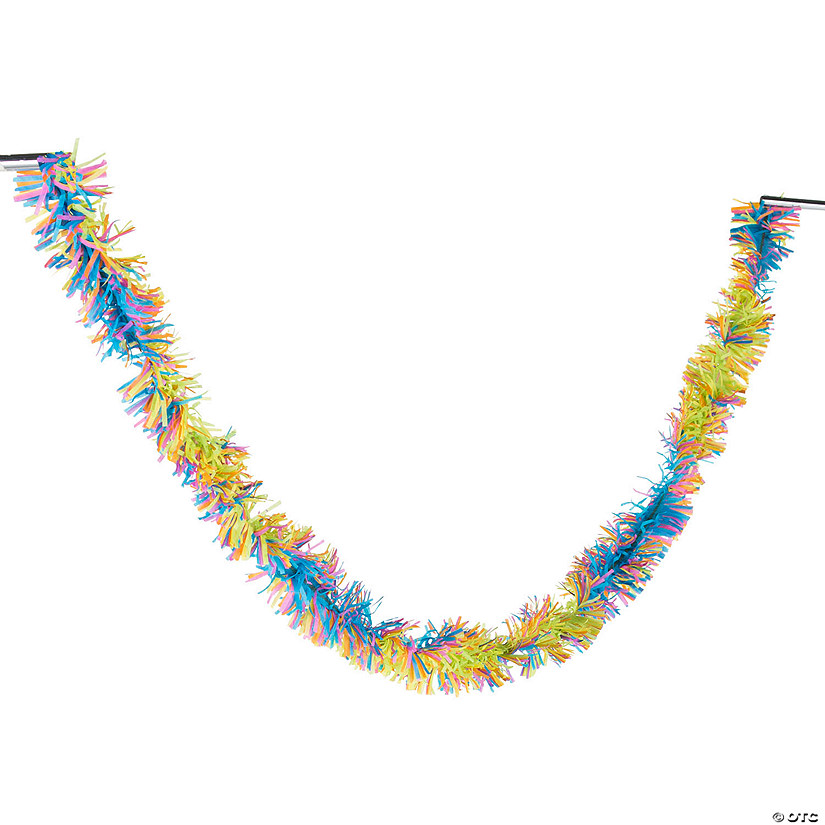 Fiesta Multicolored Fringe Garland | Oriental Trading