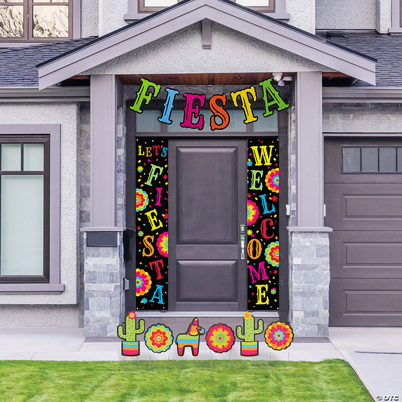 Fiesta Outdoor Decorating Kit - 9 Pc. | Oriental Trading