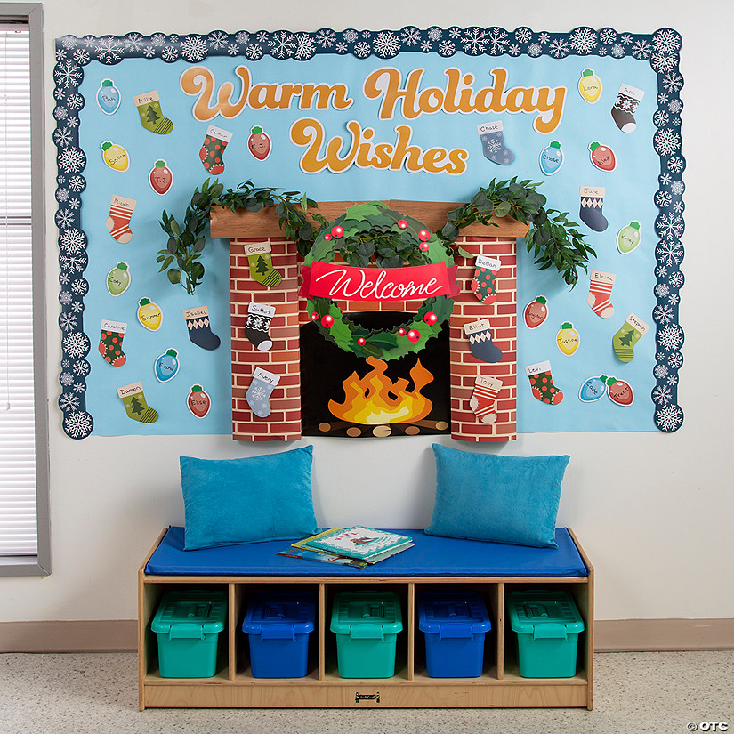 Fireplace Classroom Decorating Kit - 51 Pc. - Discontinued