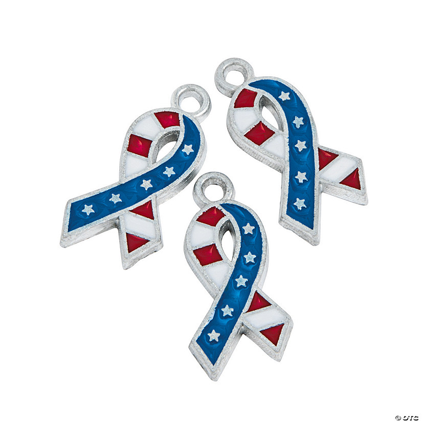 Flag Ribbon Charms - Discontinued