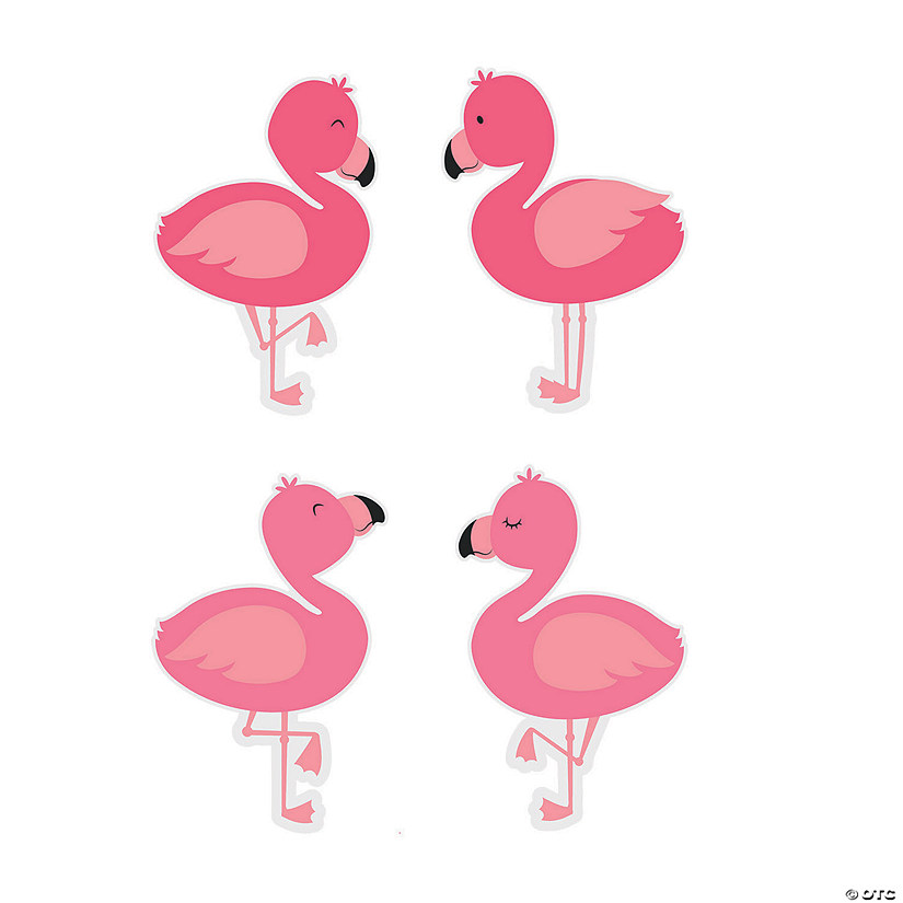 Flamingo Bulletin Board Cutouts - 48 Pc. - Discontinued