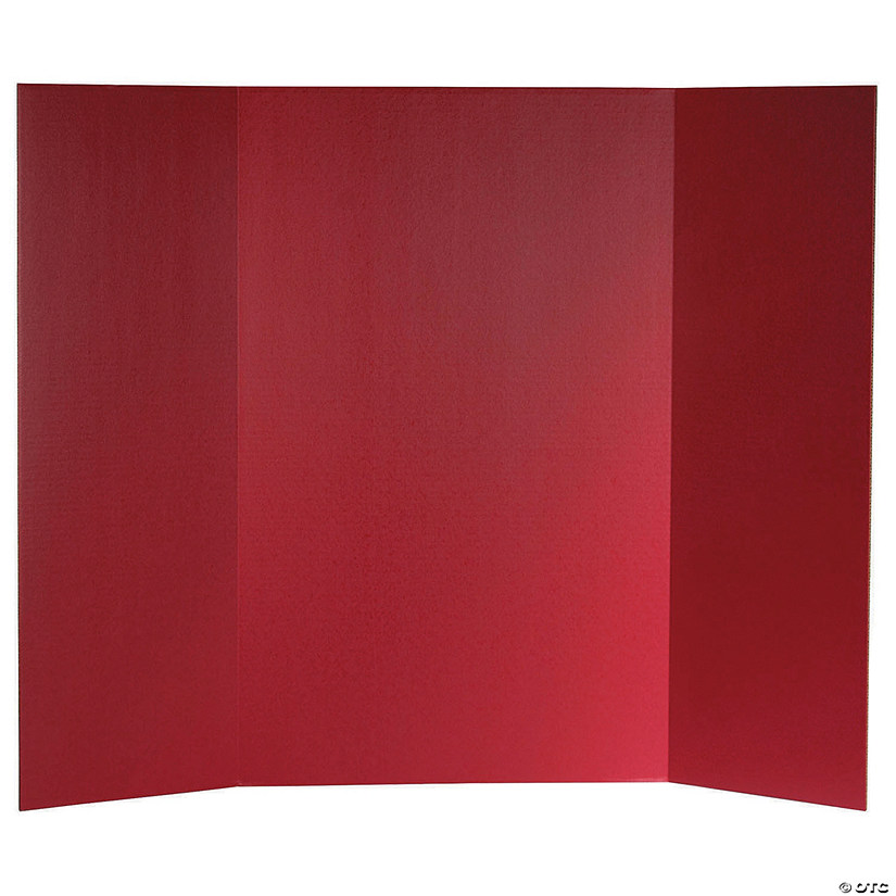 Flipside Corrugated Project Board, Red, 24 Pk | Oriental Trading