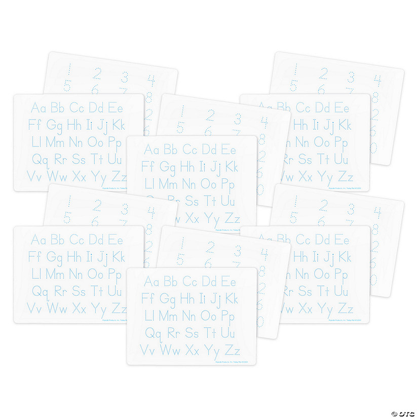 Flipside Products Two-Sided Dry Erase Learning Mat, 9" Proper 12 ...