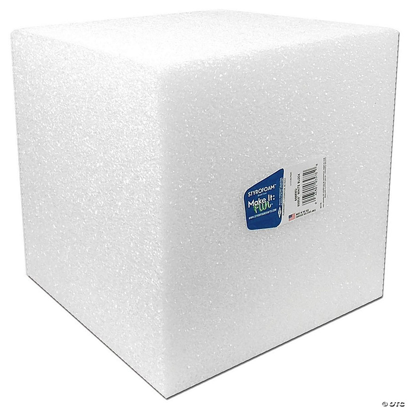 FloraCraft Foam CraftFom Bulk Cube 8x8x8 White