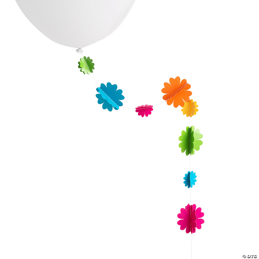 Floral Balloon Tails - 3 Pc. | Oriental Trading