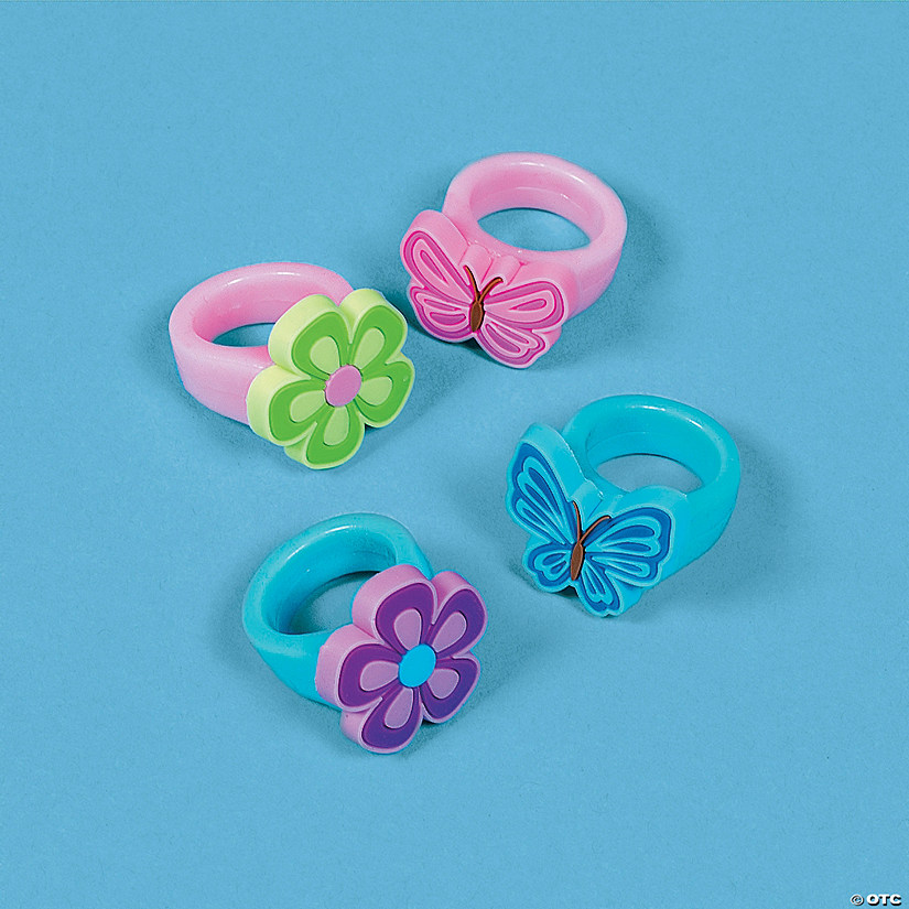 Flower & Butterfly Rings - Discontinued
