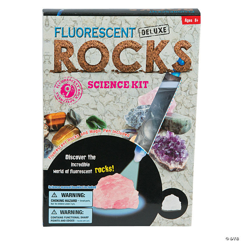 Fluorescent Deluxe Rocks Science Kit - Discontinued